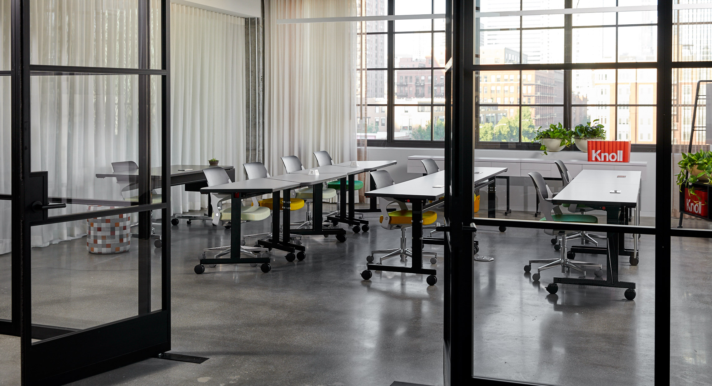 Pixel™ C-Leg Tables by Marc Krusin