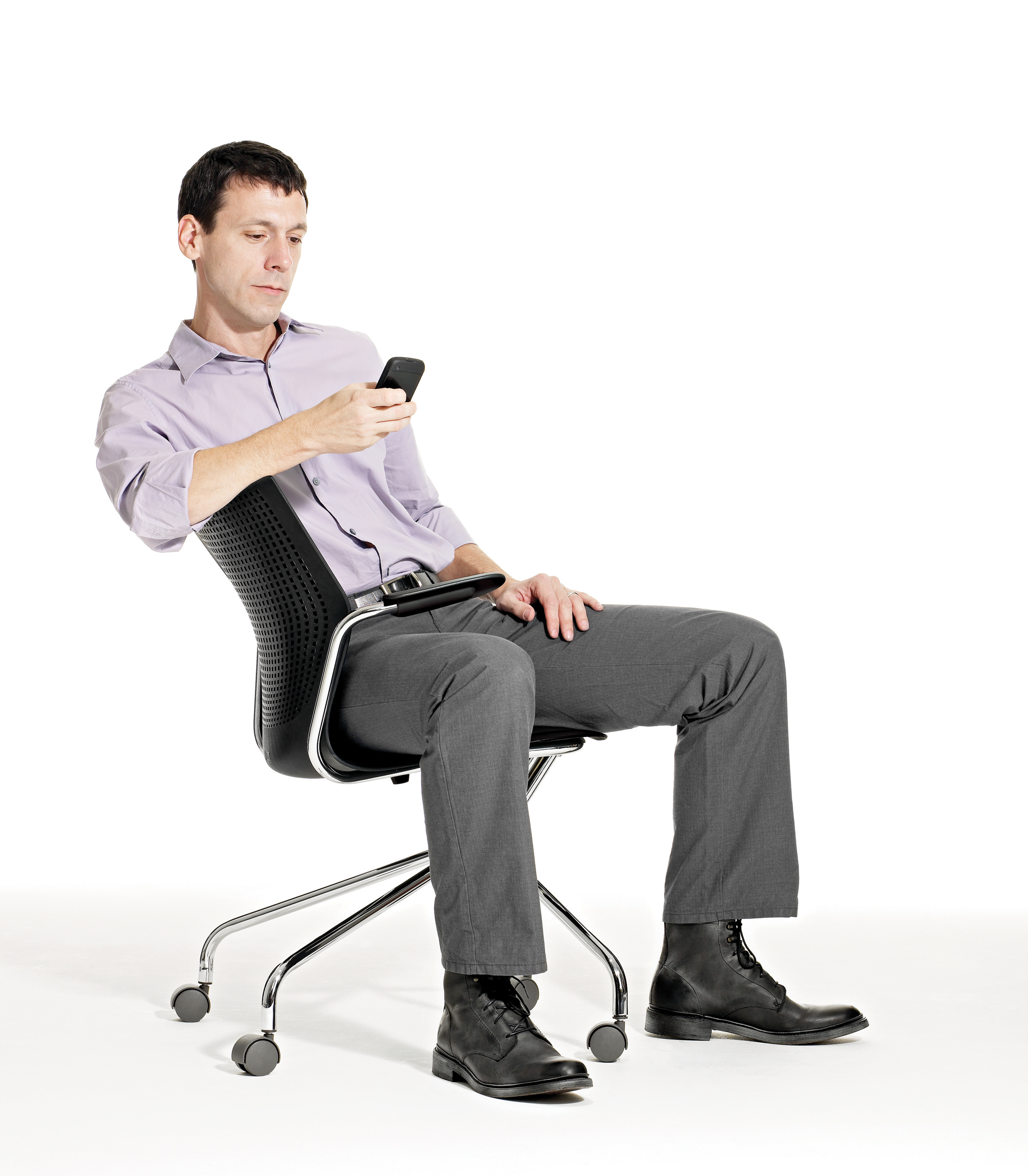 MultiGeneration by Knoll® Hybrid Base Ergonomic Side Chair