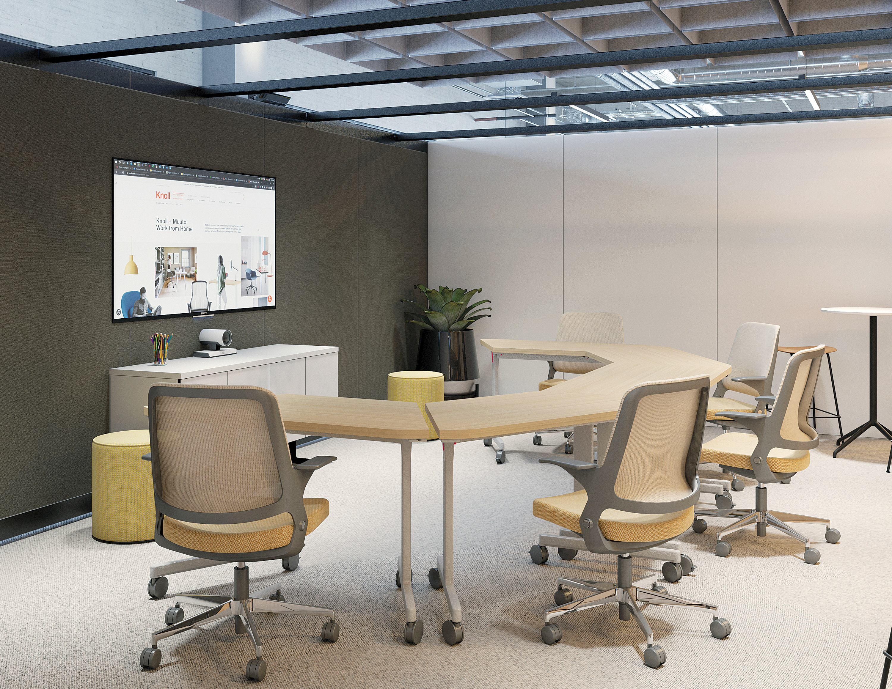 Pixel™ C-Leg Tables by Marc Krusin