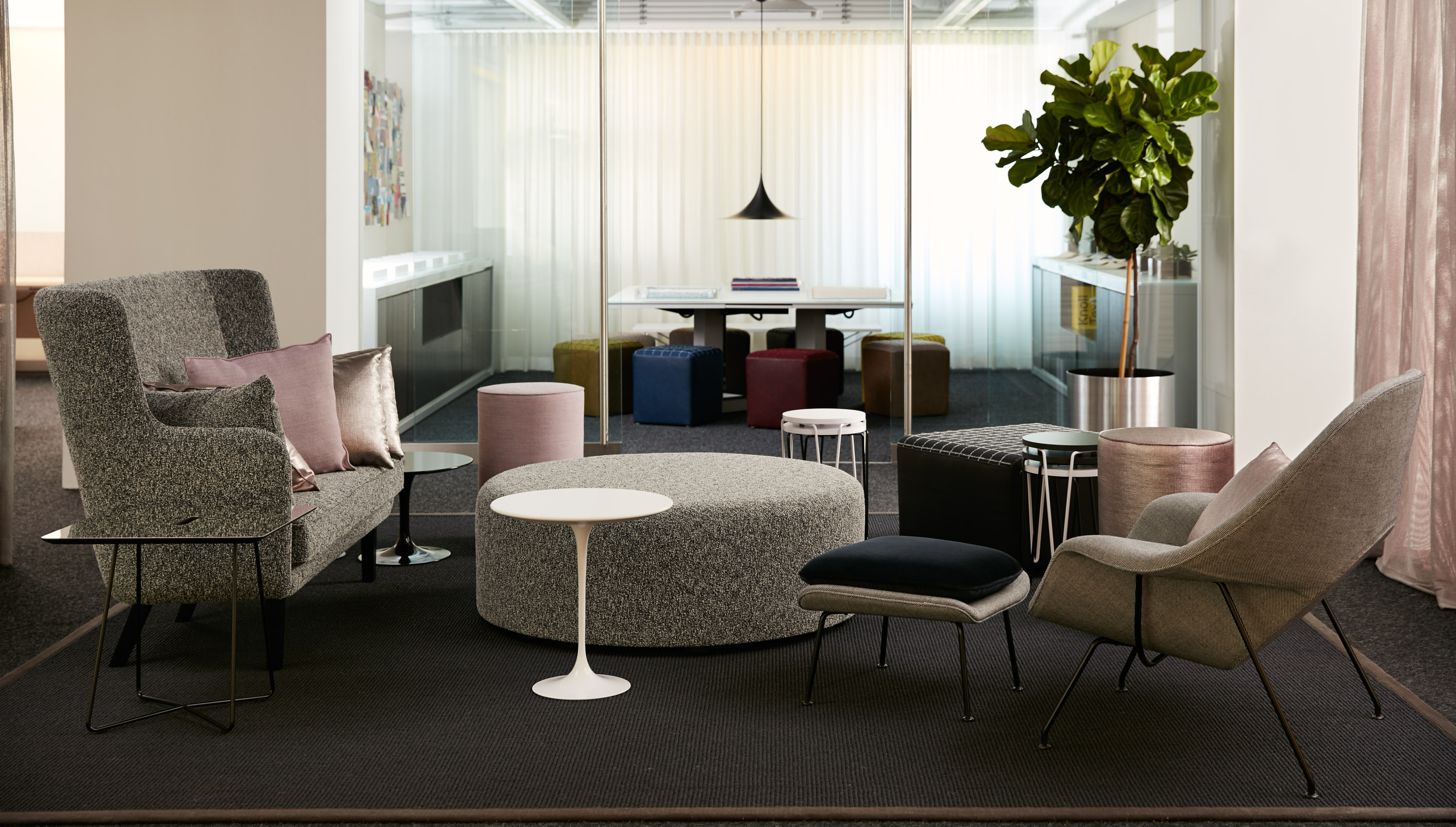 Rockwell Unscripted High Back Settee | Knoll