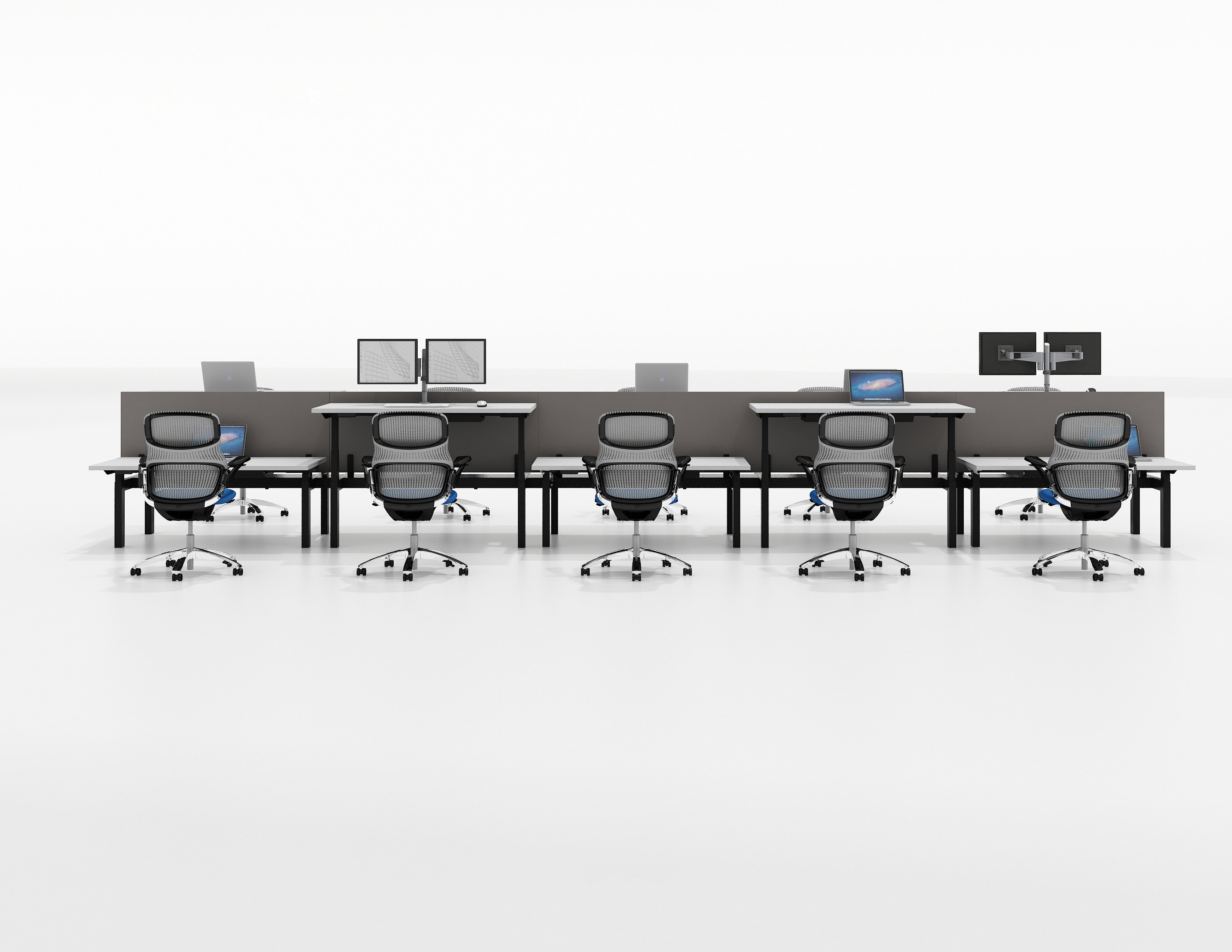 k.™ bench Adjustable-height Workstations | Knoll