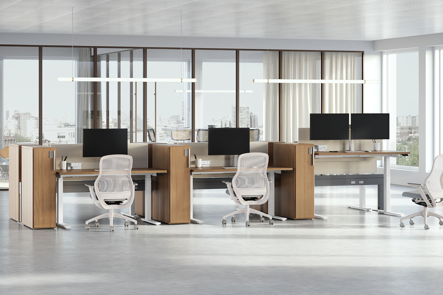 Lev by Knoll Height-Adjustable Table | Knoll